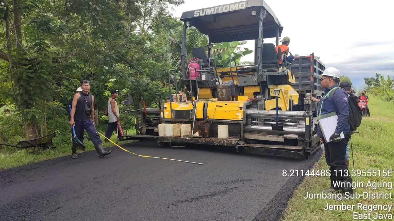 PU Bina Marga Genjot Perbaikan 253 Ruas Jalan Di Jember | SATUKANAL.COM